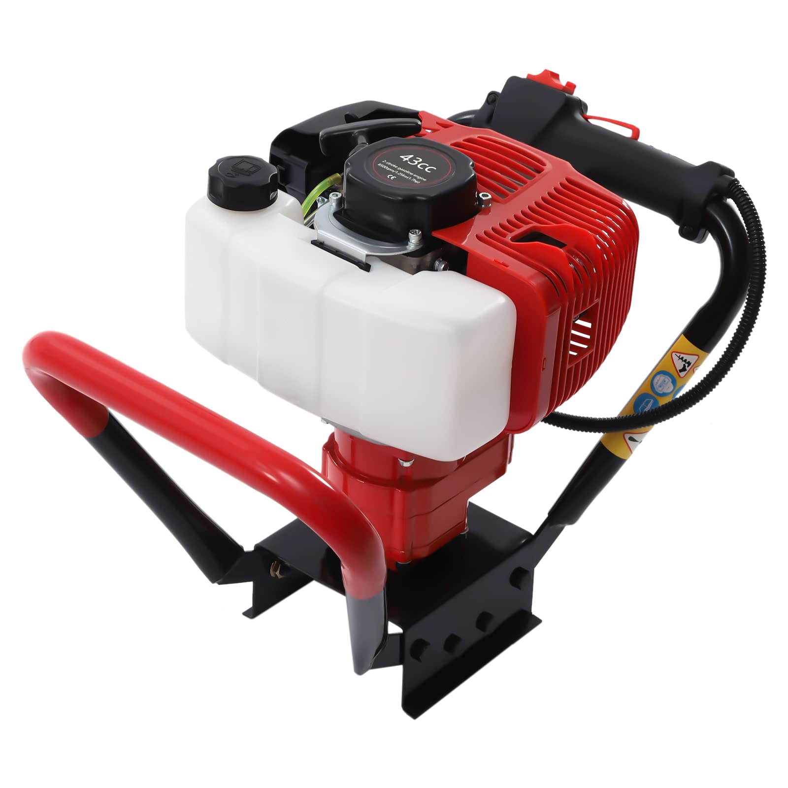 Earth Auger Combo 43cc 2cycle Powerhead with 8 Inch Auger Drill Bit (43cc with 8" Auger Bit)