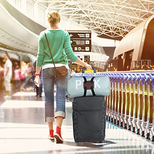 Luggage Straps, Bag Bungee for Luggage, Luggage Straps Suitcase Adjustable Belt β an Adjustable and Portable Travel Suitcase Accessory-Buckle Version(Brown)
