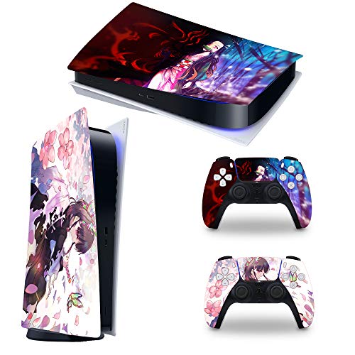 Devil Hunter - PS5 Standard Edition Skin Console and 2 Controller, Vinyl Decal Sticker Full Cover Protective