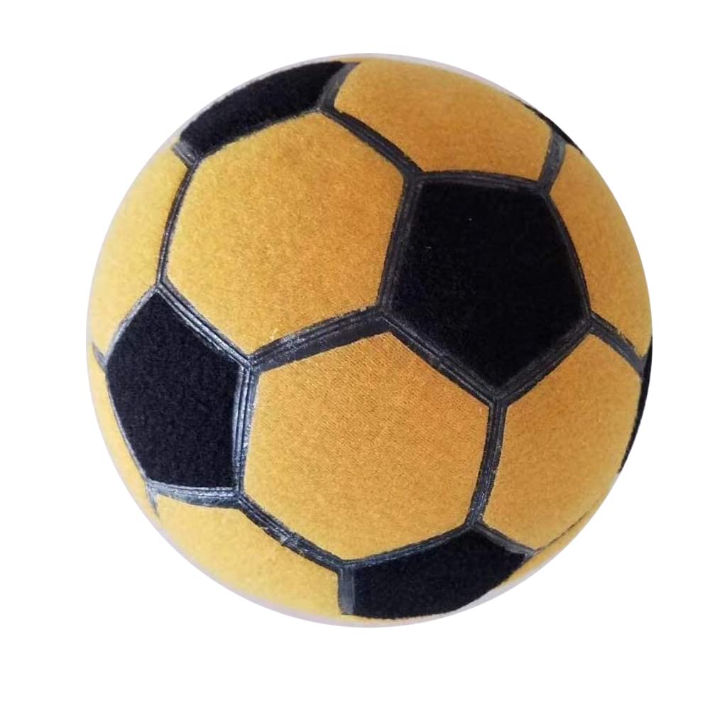 Dartboard Inflatable Soccer Ball Kick Darts with Magic Tape (Black-Yellow)
