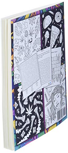 Stoner Activity Book - Psychedelic Colouring Pages, Word Searches, Trippy Mazes & More For Stress Relief & Relaxation