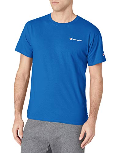 Champion Men's T-Shirt, Men's Crewneck Cotton Tee, Men's Mid-Weight T-Shirt