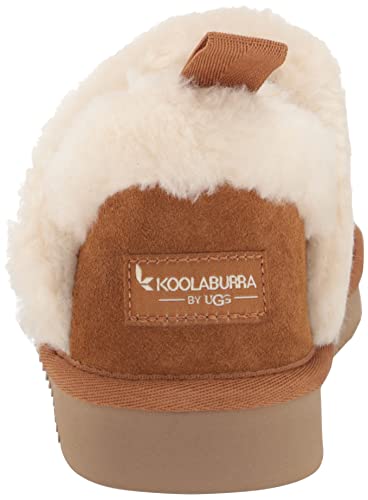 Koolaburra by UGG Women's ADVAY Slip-ON Fashion Boot, Chestnut, 8