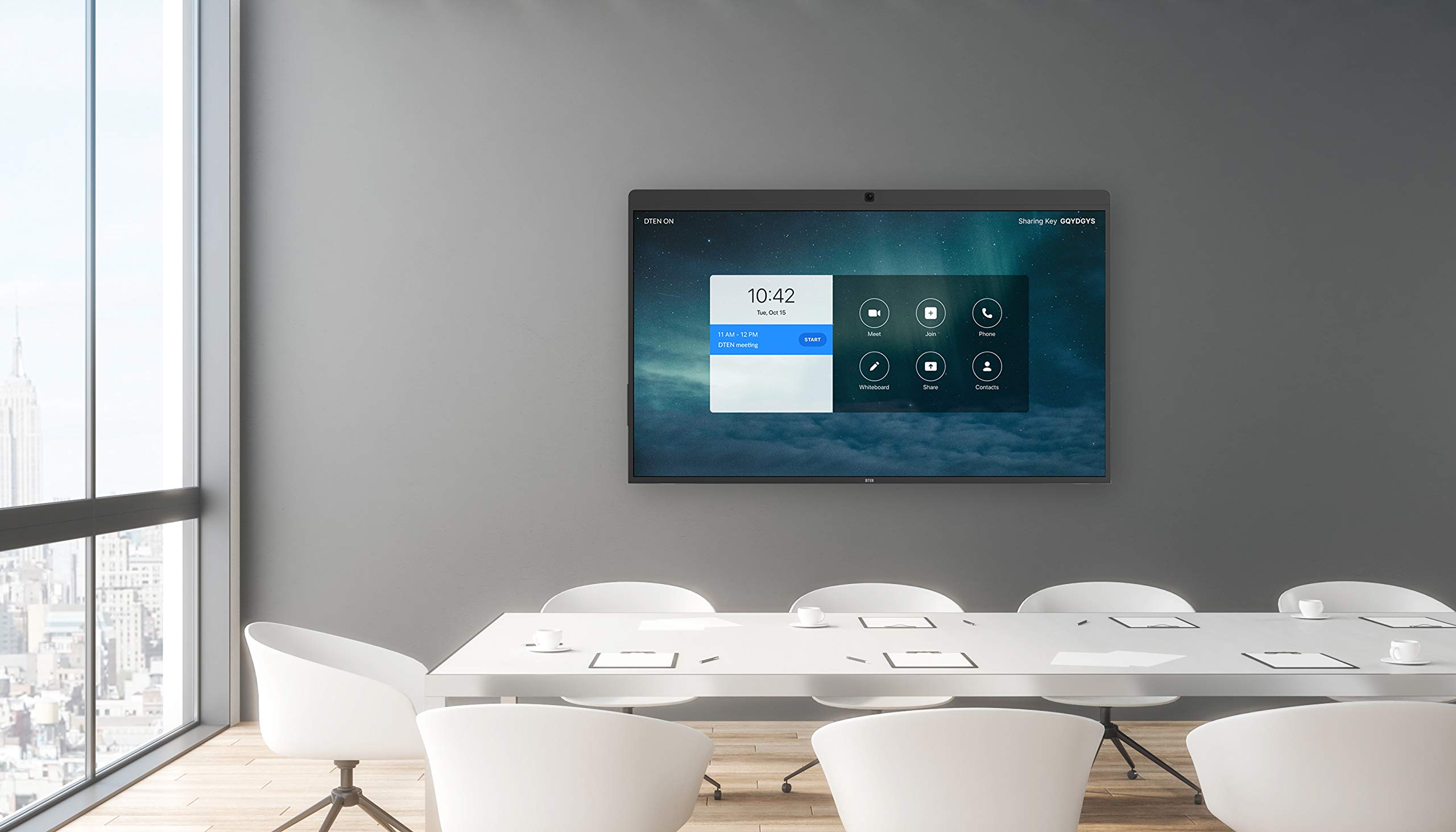 DTEN ON 55-inch All-in-One Collaboration Device with Built-in Computer, Designed Exclusively for Zoom