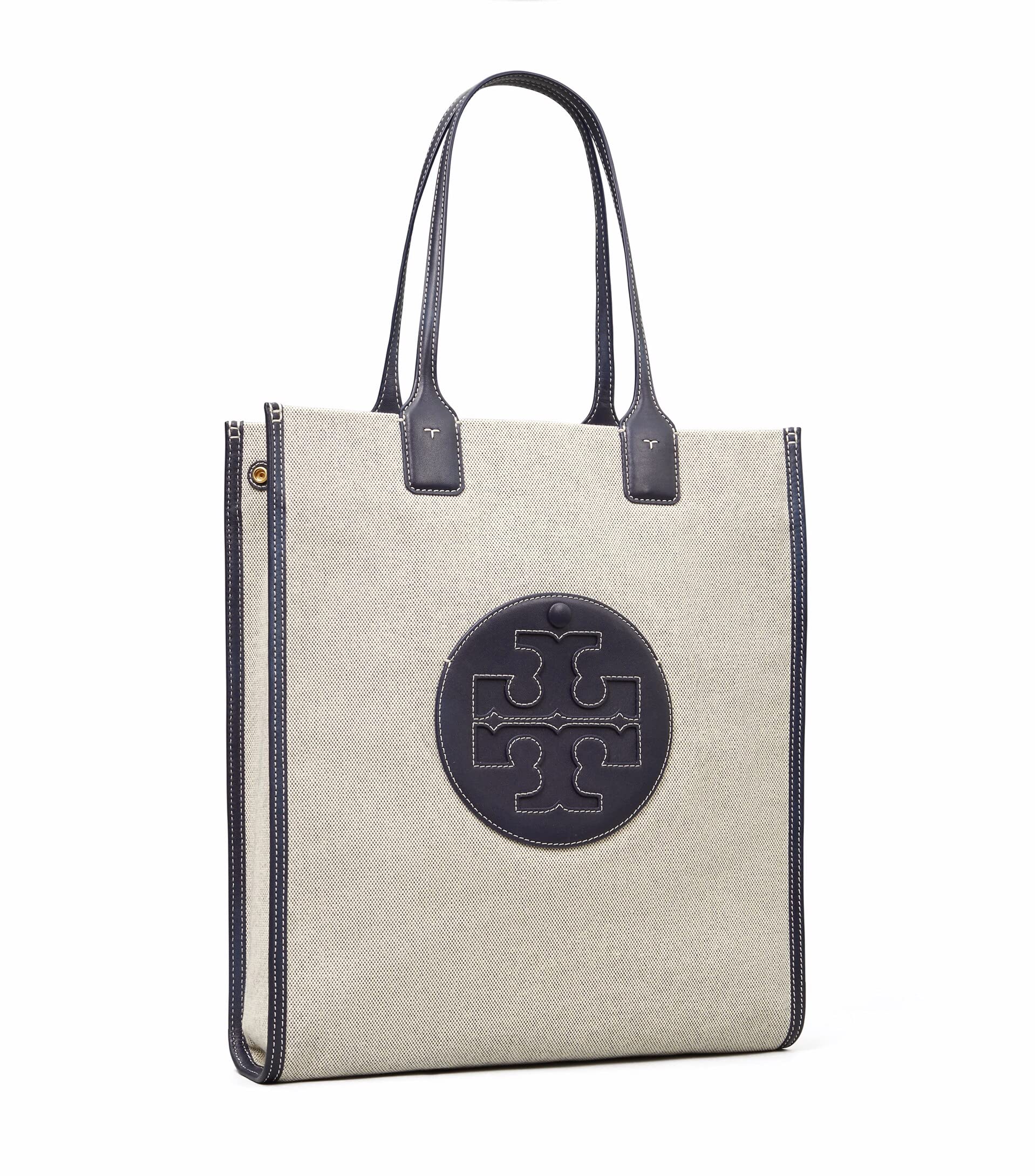 Tory Burch Women's Ella Canvas NS Tall Tote Handbag