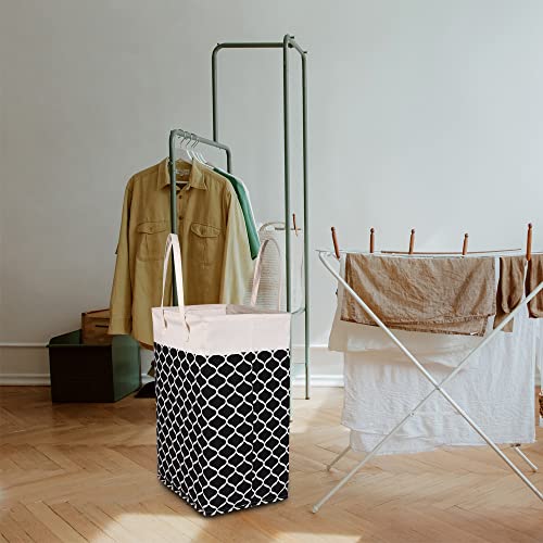 Taprion 75L Laundry Basket, Large Capacity Collapsible Dirty Cloth Hampers Foldable & Waterproof Clothes Hamper for Bedroom, Living Room, Laundry Room