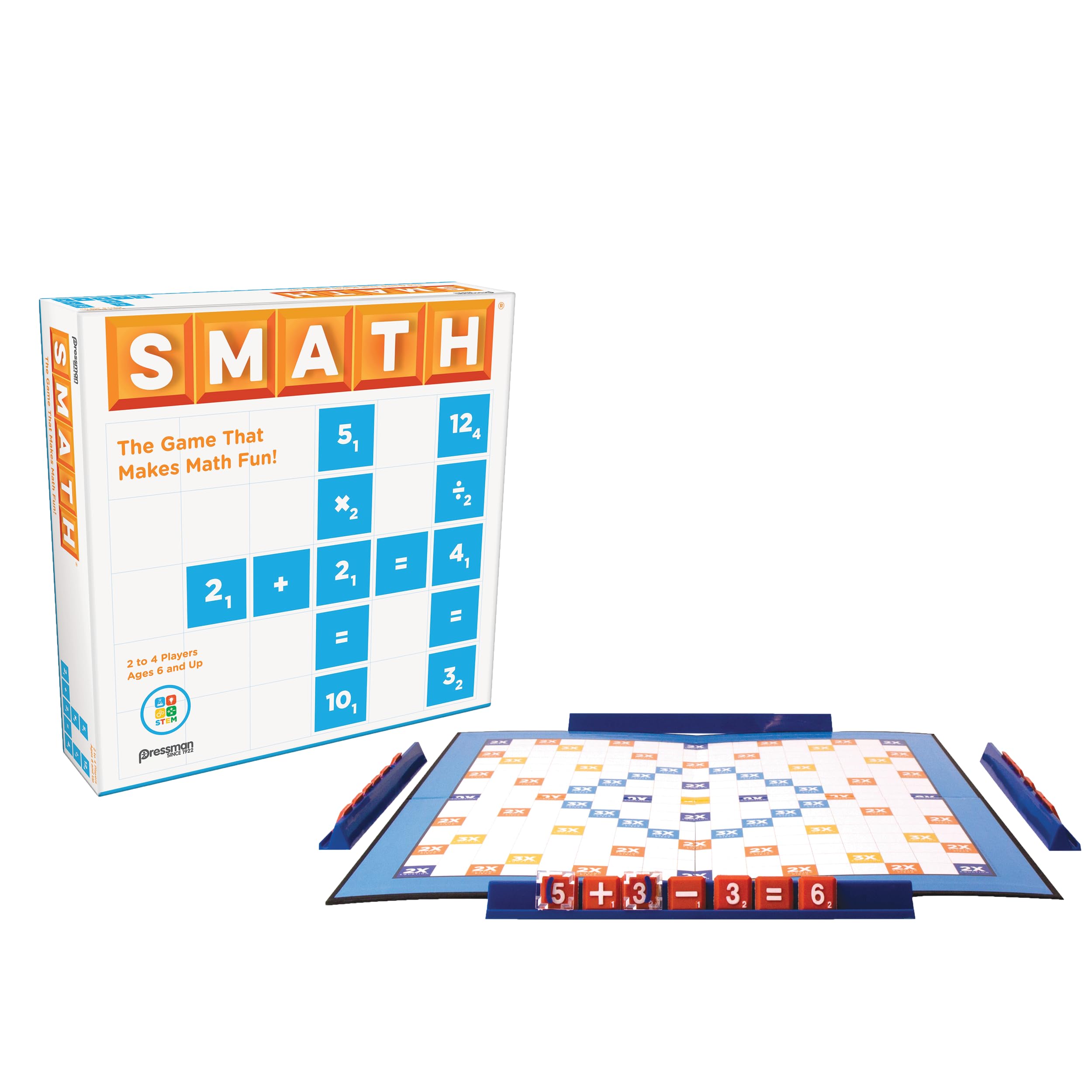 Pressman SMATH - The Game That Makes Math Fun! Multicolor, 5"