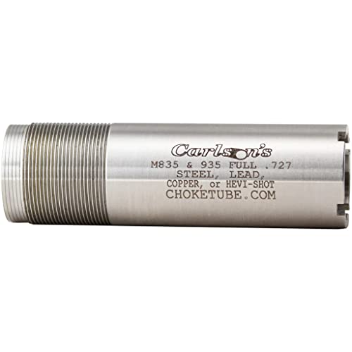 Carlsons Choke Tubes 12 Gauge for Mossberg M835-M935 [ Full | 0.727 Diameter ] Stainless Steel | Flush Mount Replacement Choke Tube | Made in USA