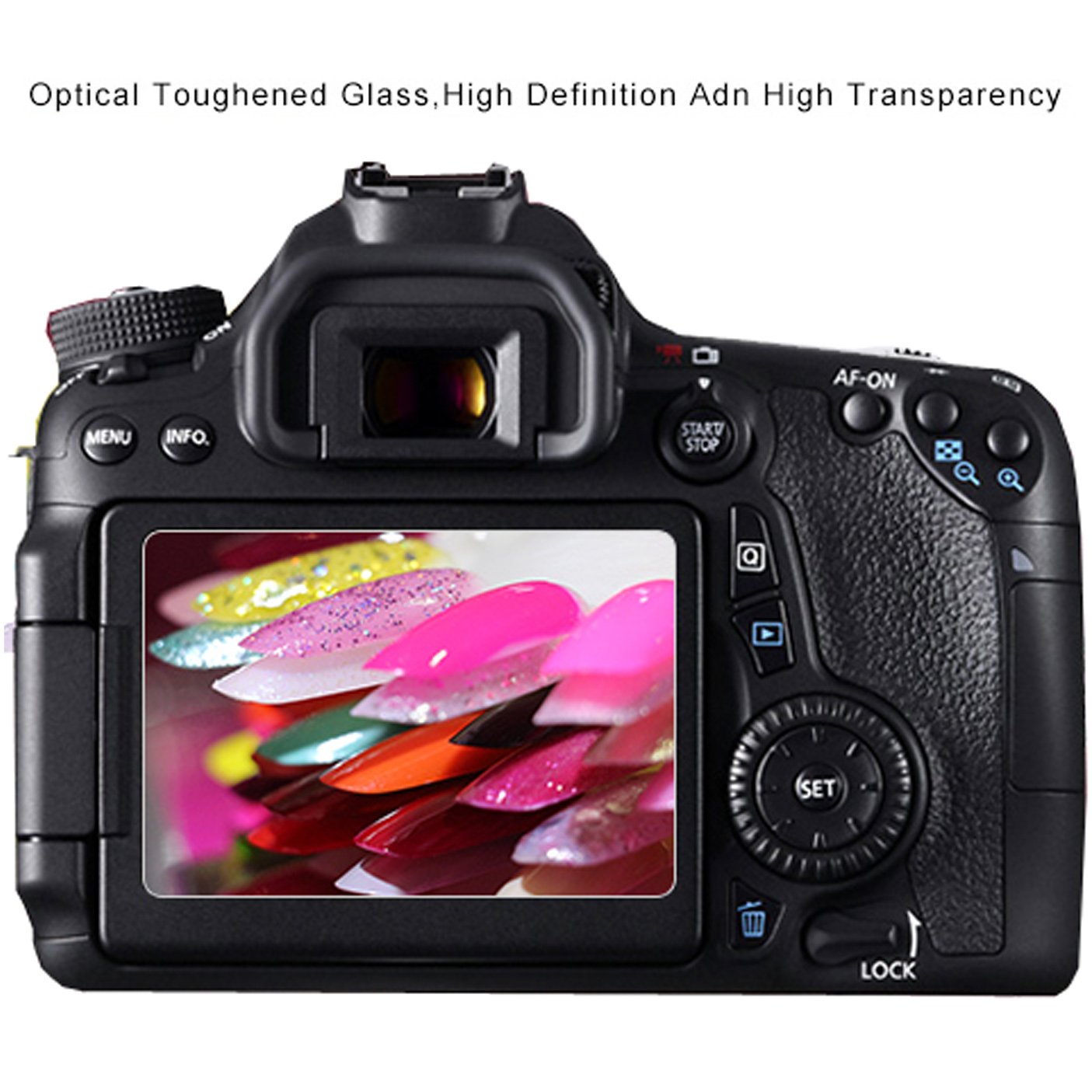 debous Screen Protector for Olympus OM-D E-M10 Mrak ii iii iv E-M1 Mark ii E-M5 Mark II III E-PL8 E-PL7 E-PL9, Anti-finger Tempered Glass Hard Protective Film (3pack)