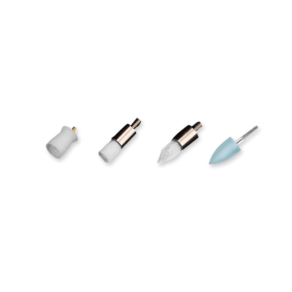 Electric Tooth Polisher Replacement Heads 4 Varied Brush Heads Replacement Heads Kit for Electric Tooth Polisher