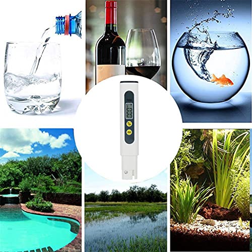 GHGHF Emperature Backlight Sunlight Tester Digital LCD Display TDS Meter Tester Conductivity Monitor Liquid Quality Tool