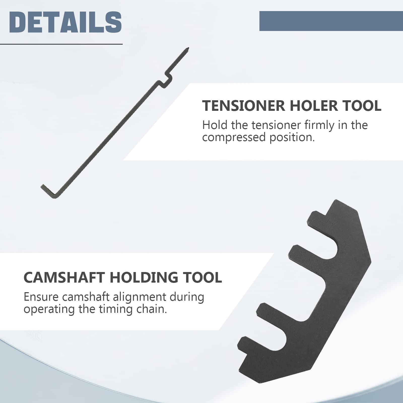 DASBET Camshaft Holding Tool Timing Alignment Holder Tool Kit Compatible for Ford Lincoln Mercury 3.5L 3.7L 4V Engines Replace 303-1248 303-1530