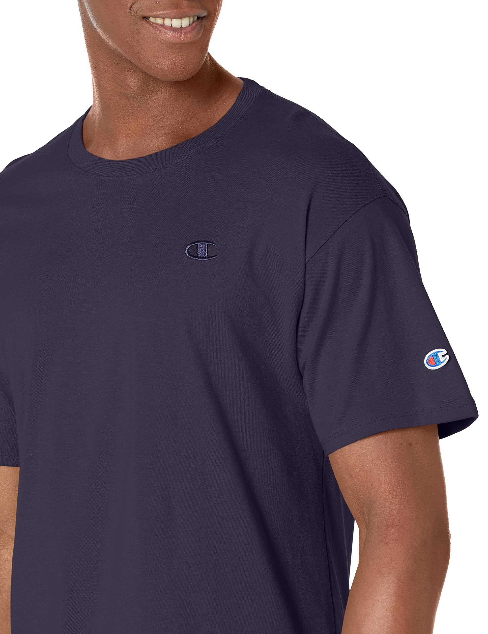 Champion mens Classic T-shirt, 1919 Logo T Shirt, White-586574, Large US