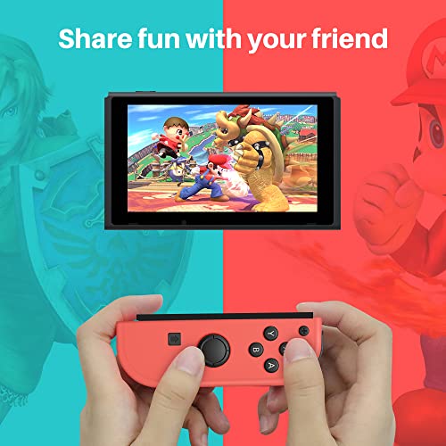 D.Gruoiza Right Switch Joypad Controller Compatible with Switch,Switch Joy Pad Controller (R) Support Wake-up Function (Red)