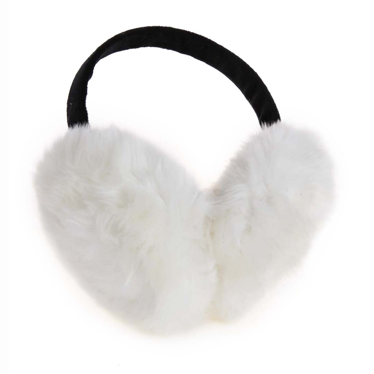 ChikaMika Earmuffs for Women Kids Large Super Warm Over Ear muffs Foldable White Ear Warmers