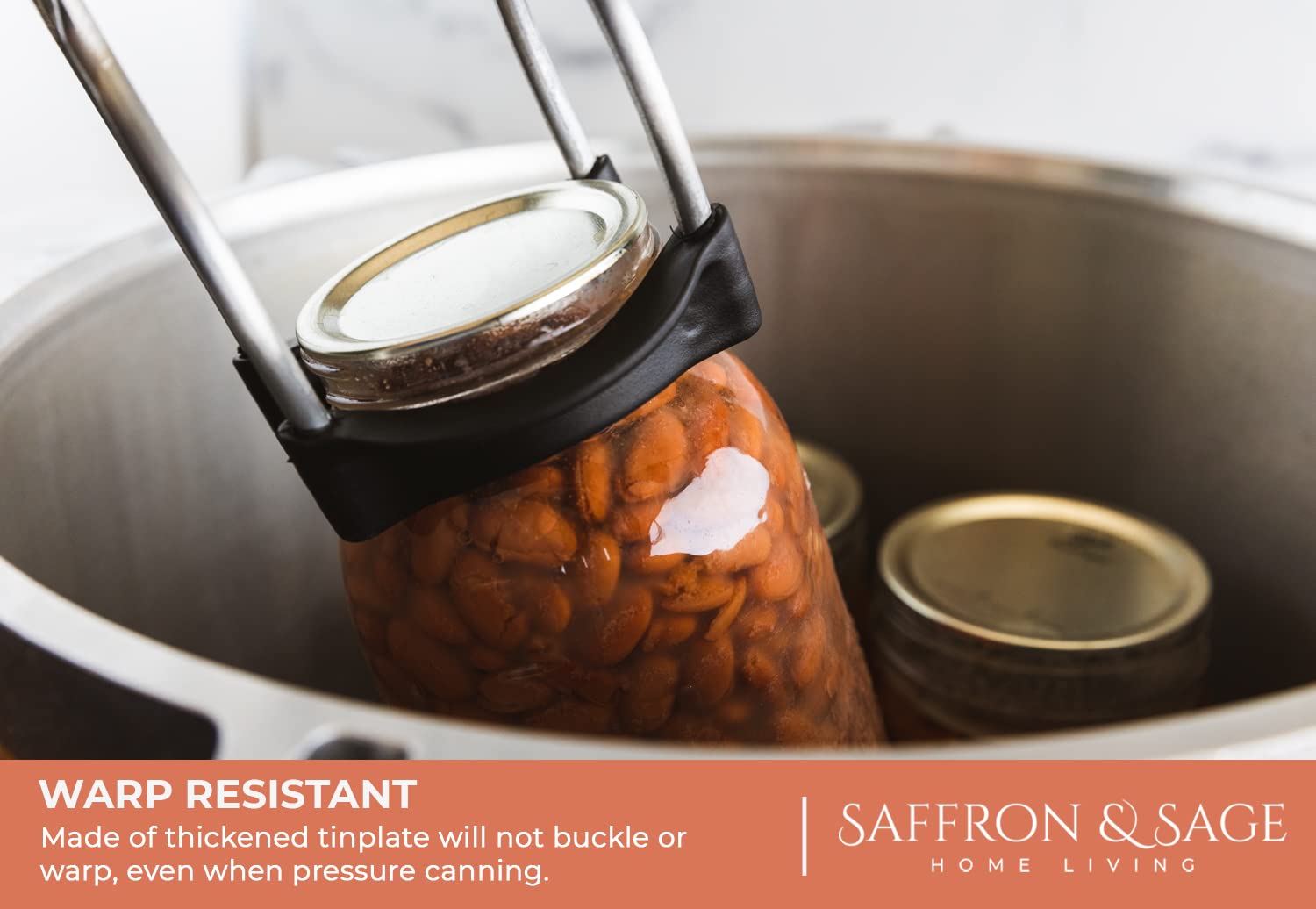 Saffron & Sage Canning Lids Regular Mouth - 120 Count Quality Universal Lids for Ball, Kerr Mason Jars - Good Sealing Performance for a Tight Seal, Food Grade, Rust Proof, and Thick to Prevent Warping