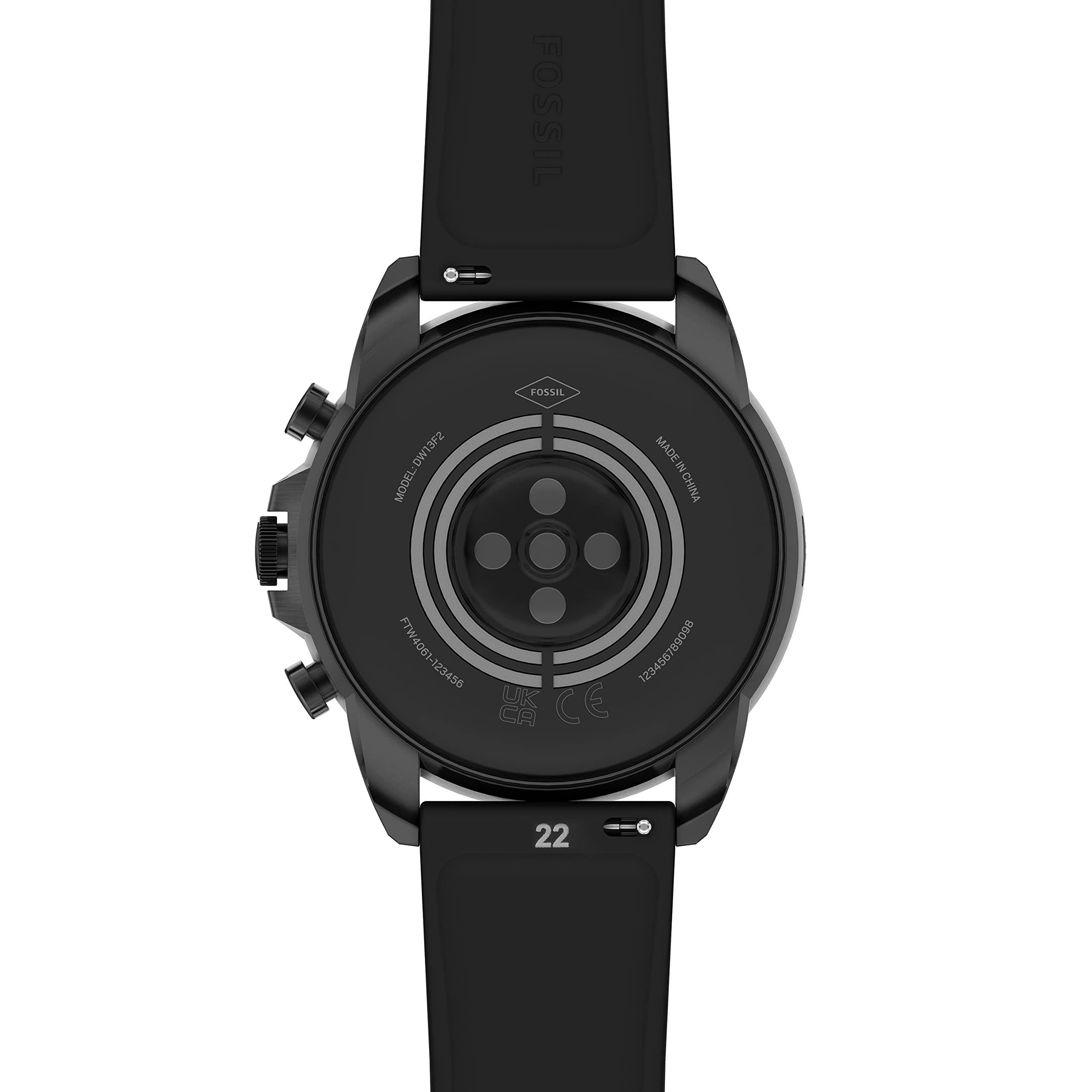 Fossil Gen 6 Men's 44mm Touchscreen GPS and Activity Smartwatch with Signature Series Charger Bundle