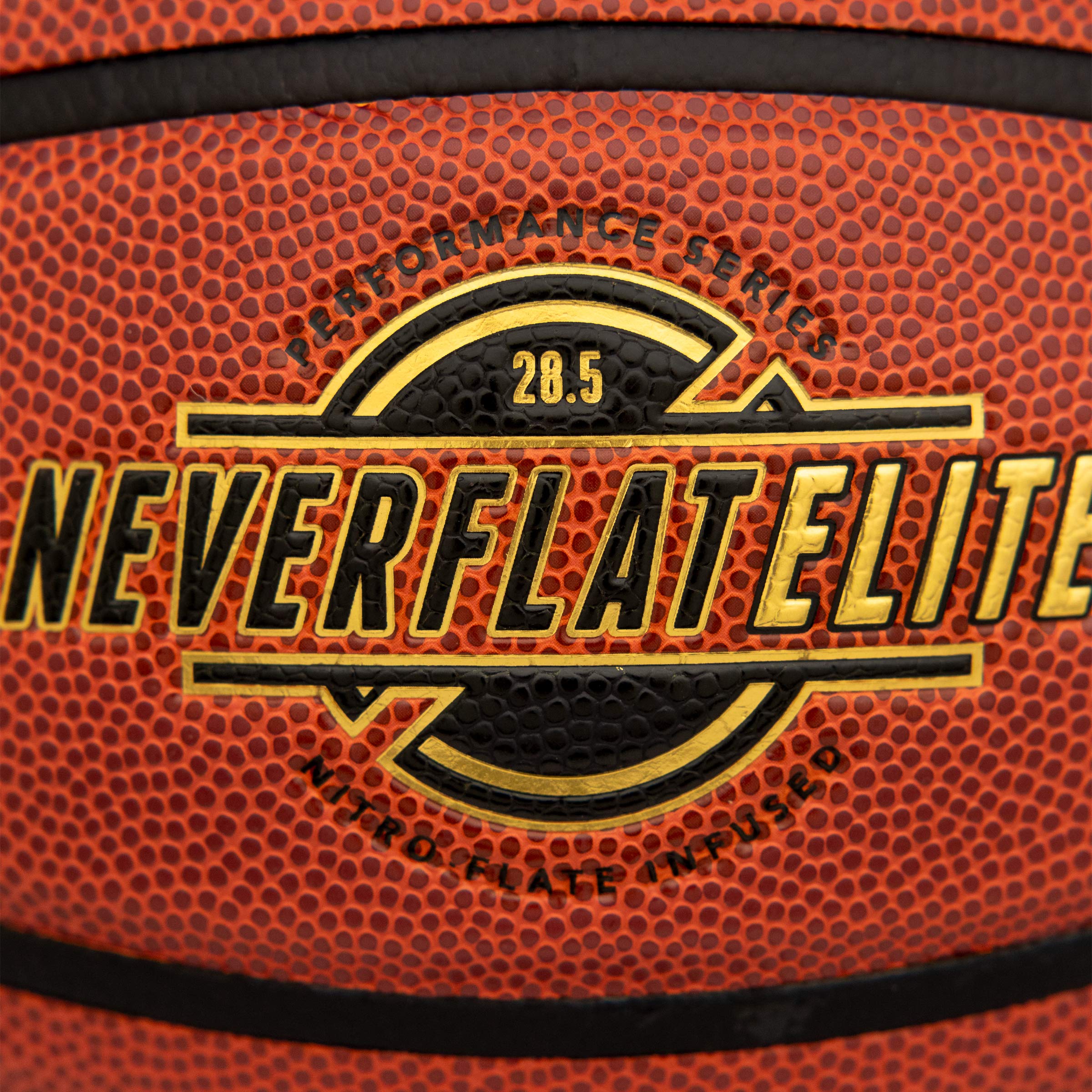 Spalding NeverFlat Elite Indoor-Outdorr Basketball 28.5"