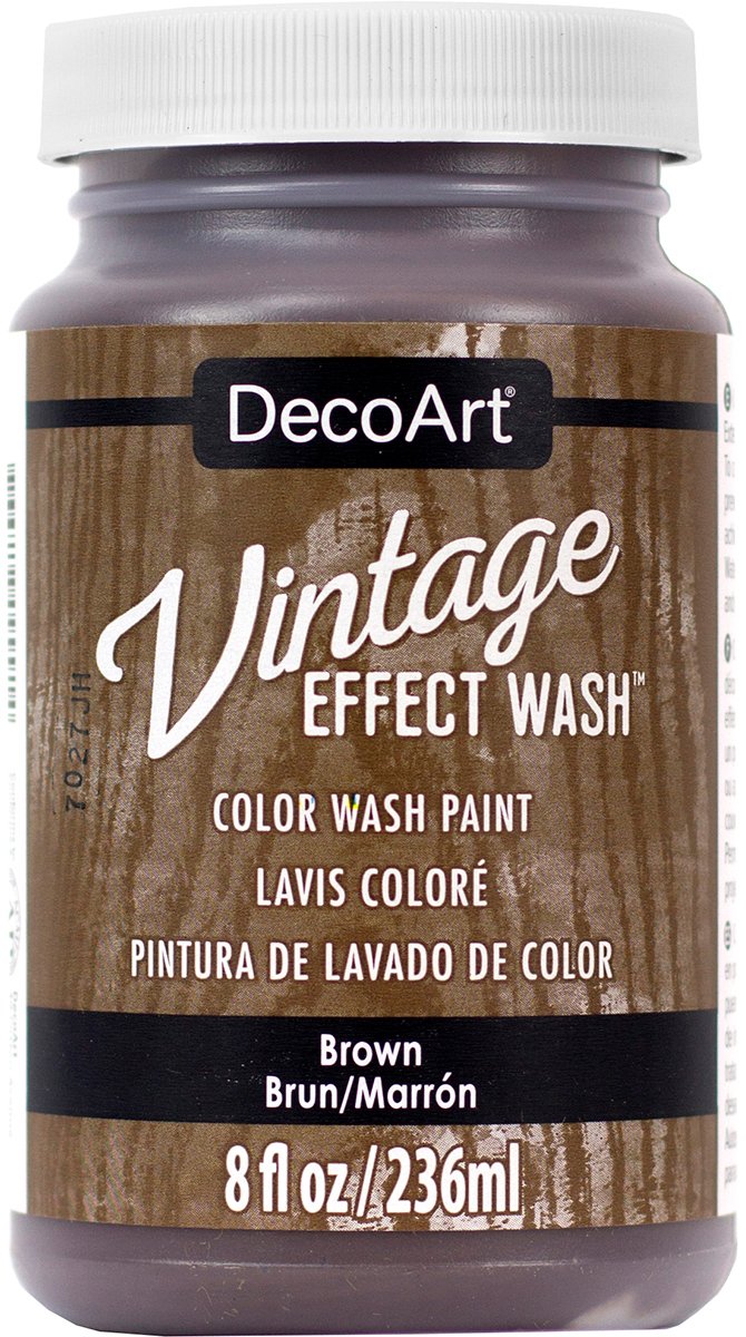 Decoart DECDCW-64.01 Vintage Effect Wash 8oz, Black