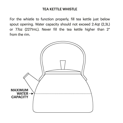 Kate Spade New York Tea Kettle, 3.80 LB, Blush