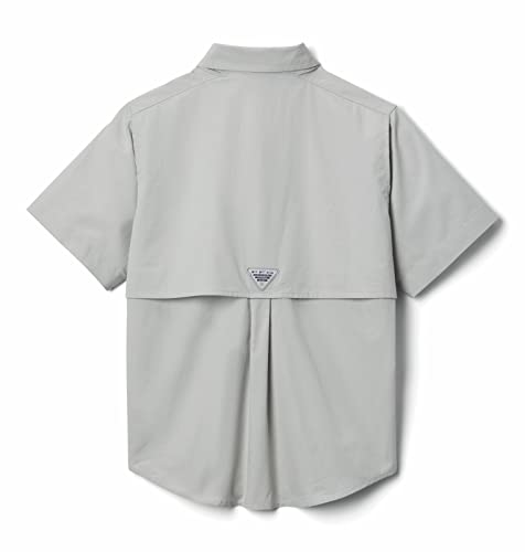 Columbia Big Boys Bonehead Short Sleeve Shirt, Cool Grey, Large