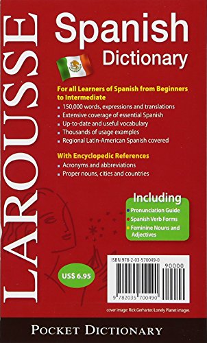 Larousse Pocket Dictionary Spanish-English/English-Spanish