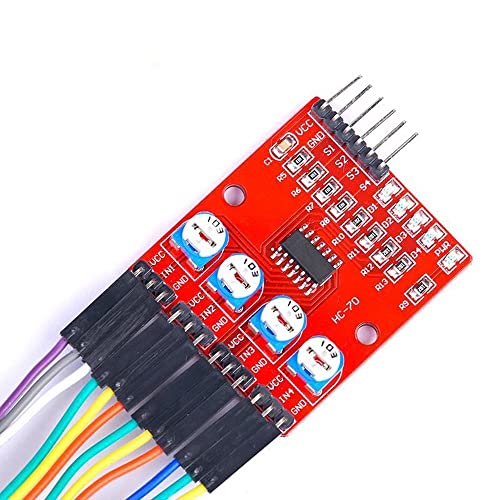 Four-Way Infrared tracing / 4 Channel Tracking Module/Transmission line modules/Obstacle Avoidance/car/Robot sensors