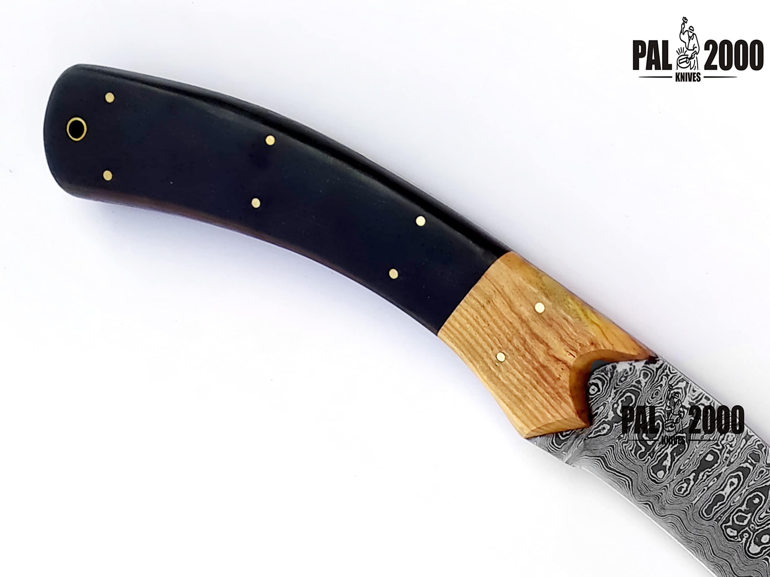DAM-9985 Full Tang Custom Handmade Damascus Steel 25 Inch Knife Micarta Handle with Sheath