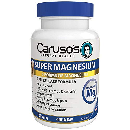 Carusos Natural Health Super Magnesium 120 Tablets