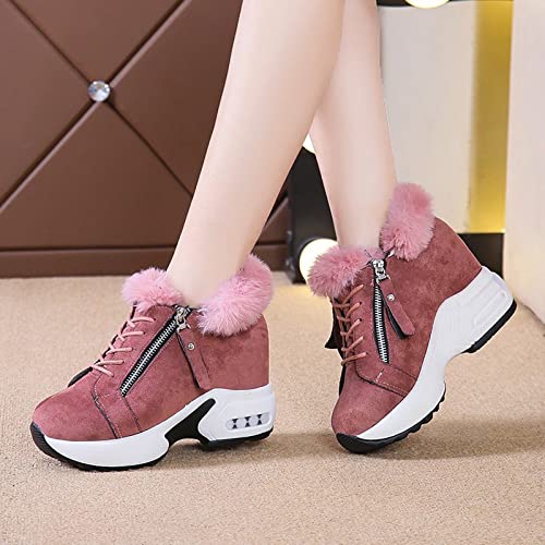 FASDNENDYS Winter Boots for Women Boots Snow Increase Toe Warm Plus Keep Shoes Wedges Shoes for Women Winter Boots