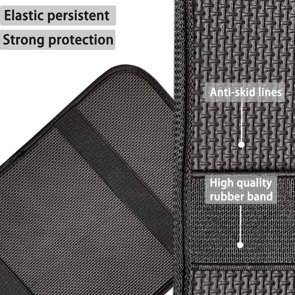 chaqlin Women Auto Center Console Armrest Cover Pad Universal Fit Soft Comfort Center Console Armrest Cushion Protector for Car Blue
