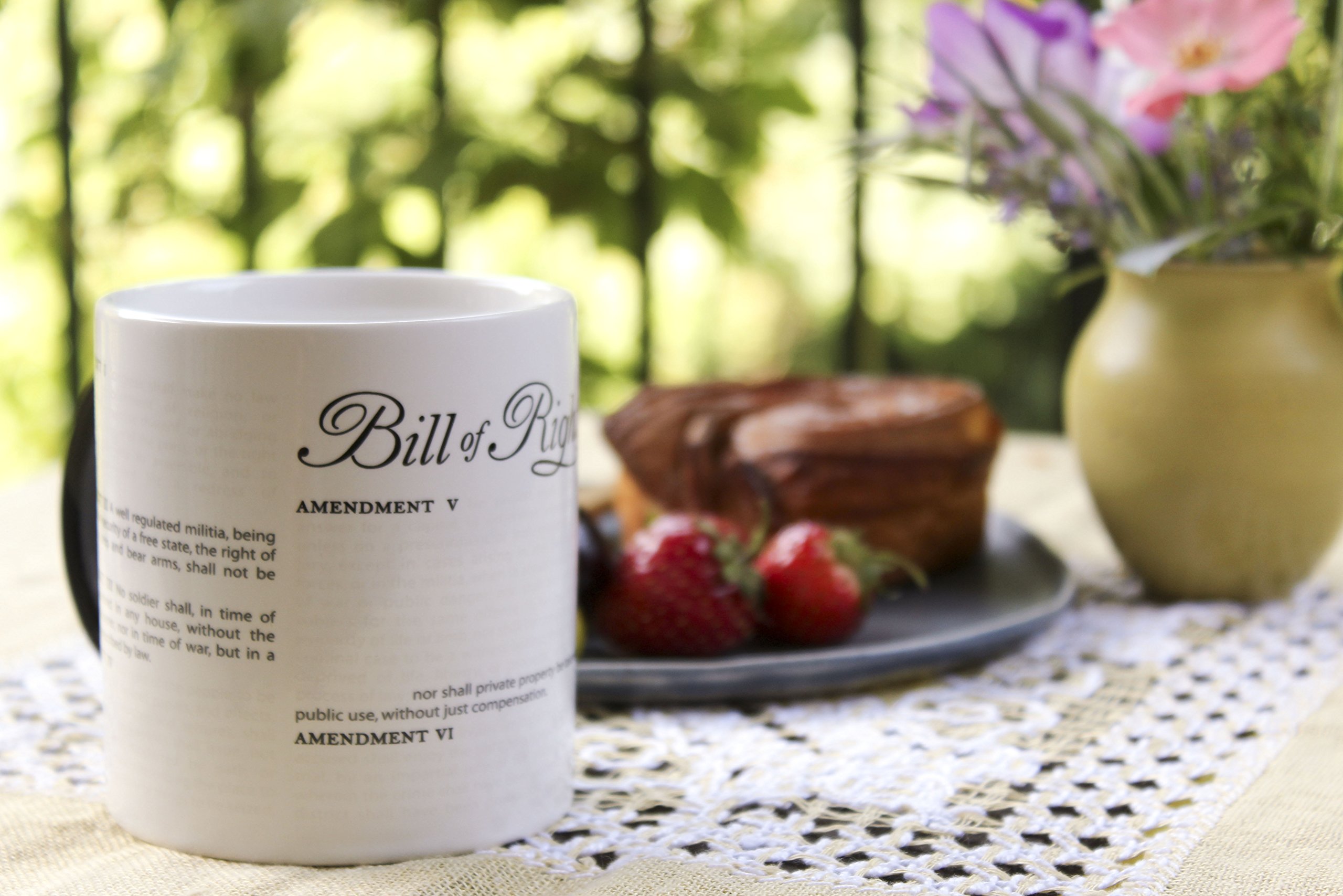 Disappearing Civil Liberties Coffee Mug - Add Hot Water and Watch Your Civil Liberties Disappear Before Yours Eyes - Comes in a Fun Gift Box