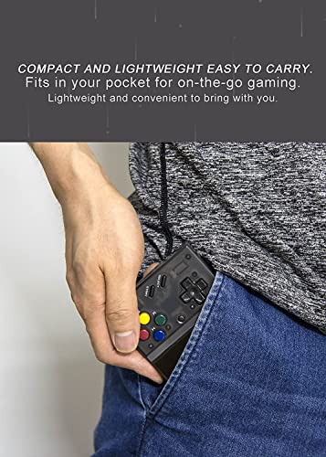 Miyoo Mini Plus Retro Handheld Game Console,Retro Game Emulator Console for Adults and Children,3.5" IPS Screen,64GB TF Card 10,000+ Games,Portable Rechargeable Open Source,Support WiFi (Black)