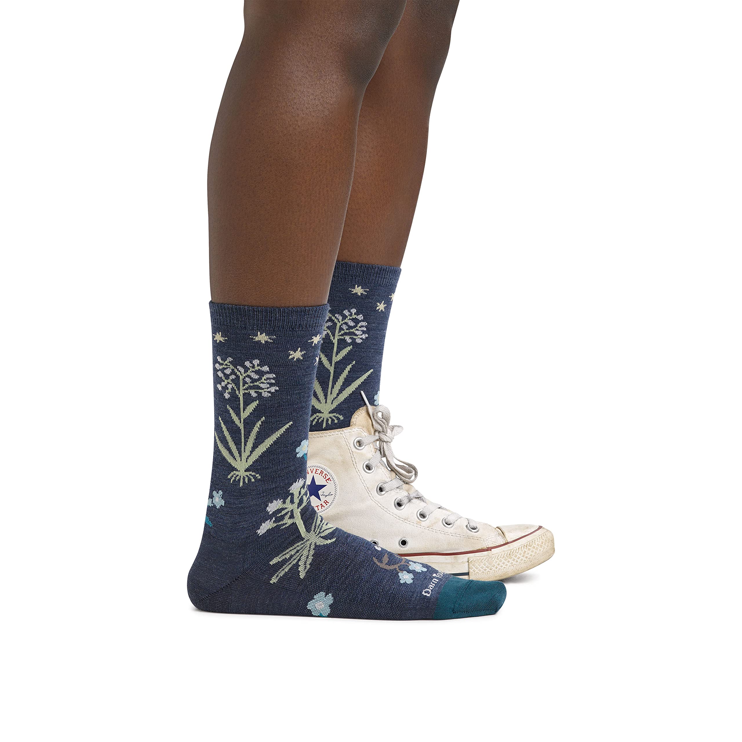 Darn Tough Vermont Folktale Crew Light Charcoal MD (US 7.5-9.5)
