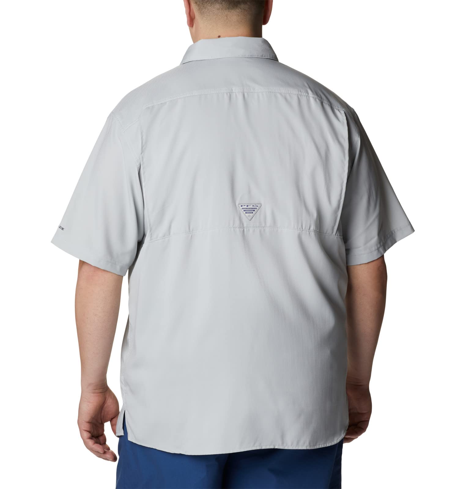 Columbia Men's Low Drag Offshore Short Sleeve Shirt, White Cap, X-Small