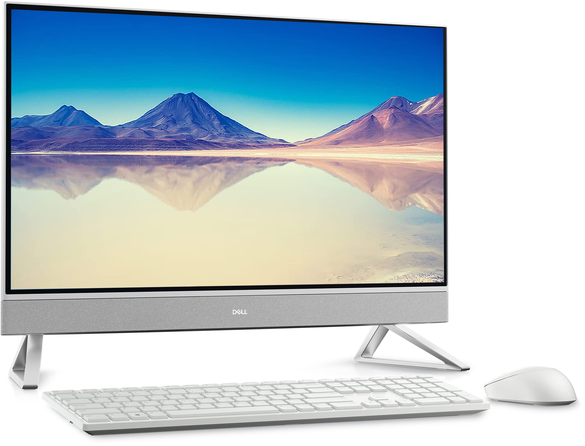 Dell Inspiron 7000 All-in-One Desktop, 27" FHD Touchscreen, 12th Gen Intel Core i7-1255U, GeForce MX550, 16GB RAM, 512GB SSD, Webcam, HDMI, RJ-45, Wireless Keyboard&Mouse, WiFi 6, Win 11 Home, White