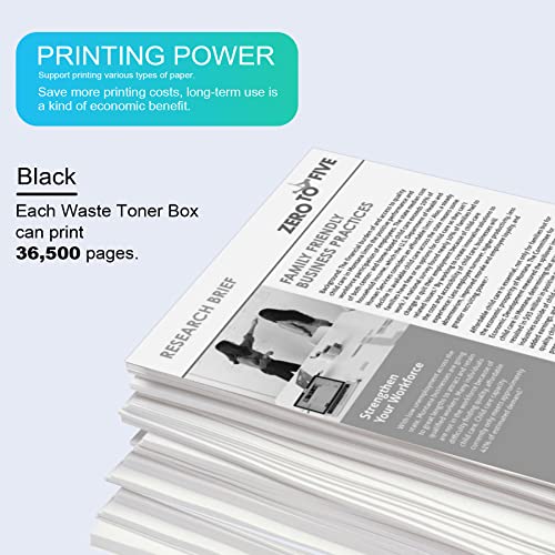 Smart C540X75G Compatible (1 Pack, Black) High Yield Waste Toner Box Replacement for Lexmark C544 and x544 Series Printer