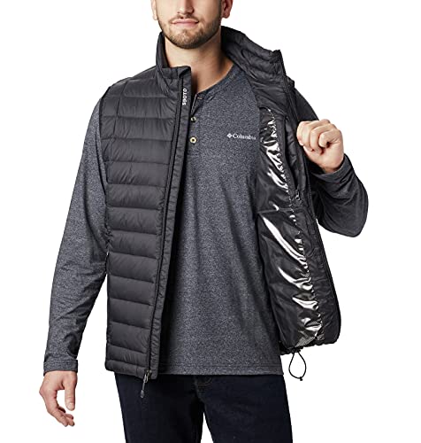 Columbia Men's Voodoo Falls 590 TurboDown Vest, Black, Large
