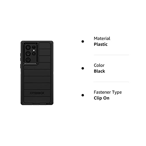 OtterBox Defender Pro Case & Belt Clip/Stand for Samsung Galaxy S22 Ultra (NOT S22 or Plus or Other Models) (Black)