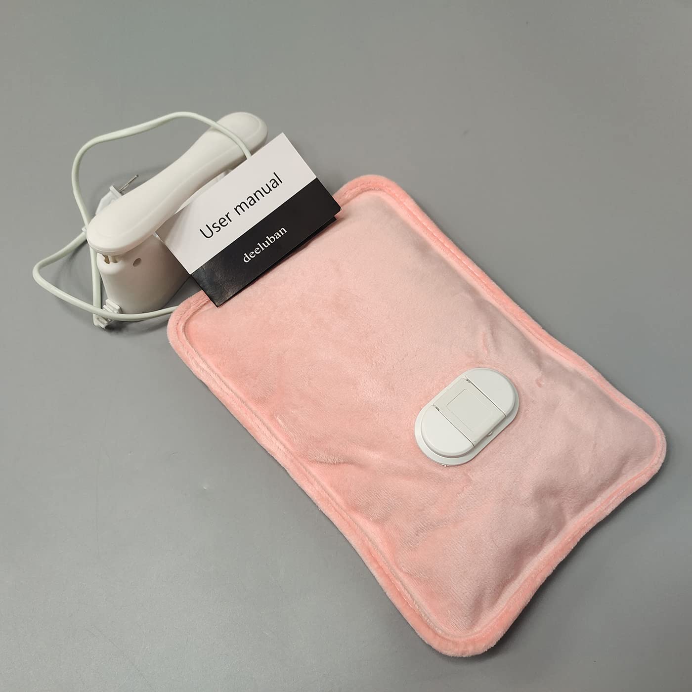deeluban Electric Hot-Water Bottles, Electric Water Heating Bag, Warm Compress Pad, Rechargeable Hot Compress Bag, Reusable Heating Pad