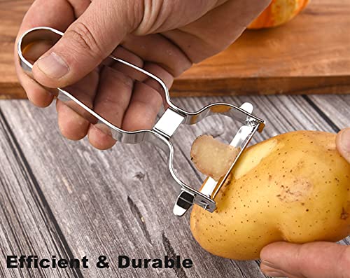 JIANYI Vegetable Peeler, Premium Kitchen Peeler with Comfortable Handle, Ultra Sharp Stainless Steel Y Peeler for Vegetable, Potato, Cucumber, Carrot, All Fruits & Veggies