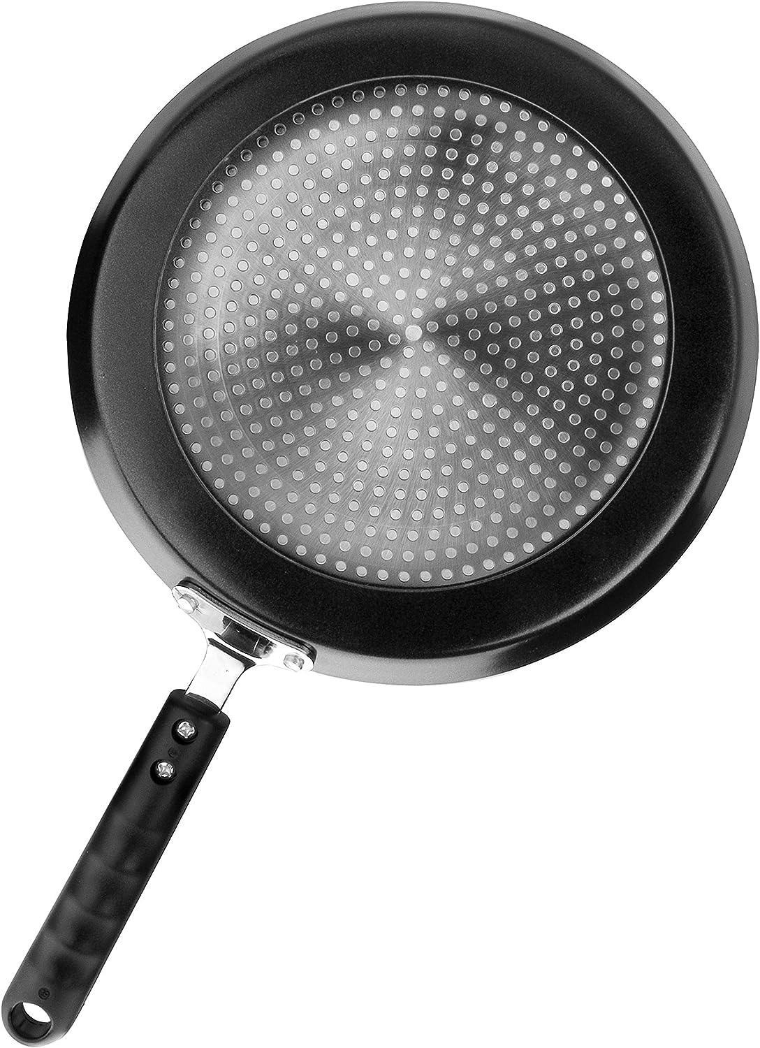 IBILI Crepe Pan Nonstick 9 Inch, Dosa Roti Tawa Tortilla Pan, Flat Frying Pan, Bakelite Handle, Induction Compatible PFOA Free, Made in Spain
