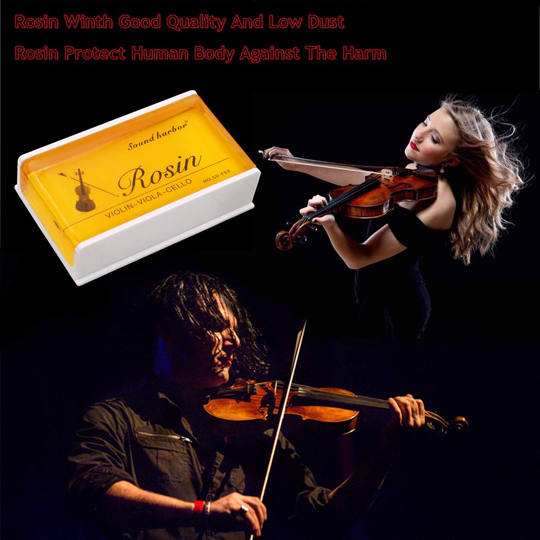 Rosin 2 pack Big size Rosin Natural Rosin for Violin Cello Viola Bows (Yellow)