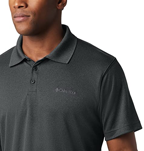 Columbia Men's Utilizer Polo, shark heather, Small