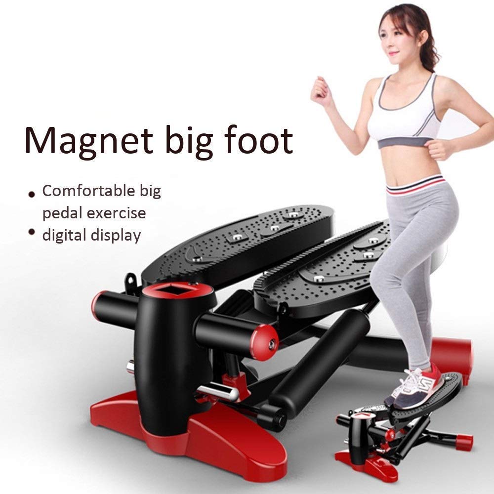 Elliptical Machine Cross Trainer Stepper Stepper Machine with Training TapesHome Mute Multi-Function Hydraulic Exercise Fitness Equipment Hiking Foot Small Mini Stepper