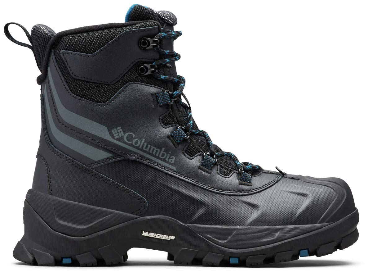 Columbia Men's Bugaboot Plus IV Omni-Heat, Black/Phoenix Blue, 9