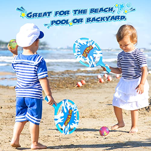 Water Paddle Ball Swimming Pool Game - Fun Pool Games for Adults and Kids - Beach Games for Family Fun.