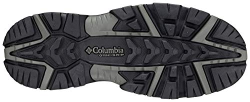 Columbia Men's Newton Ridge Plus II Waterproof Hiking Boot Shoe, Dark Brown/Bright Copper, 11.5 M US