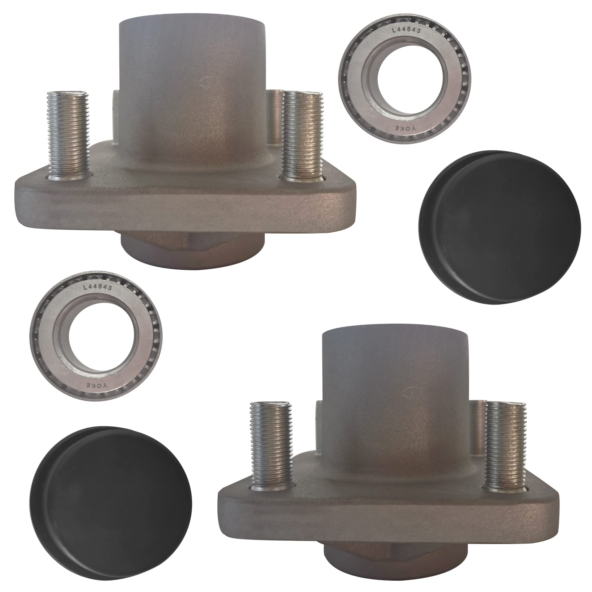DEF Golf Cart Front Wheel Hub Assembly 70895G01 Replacement for EZGO 2001.5-up Gas & Electric(2PCS)