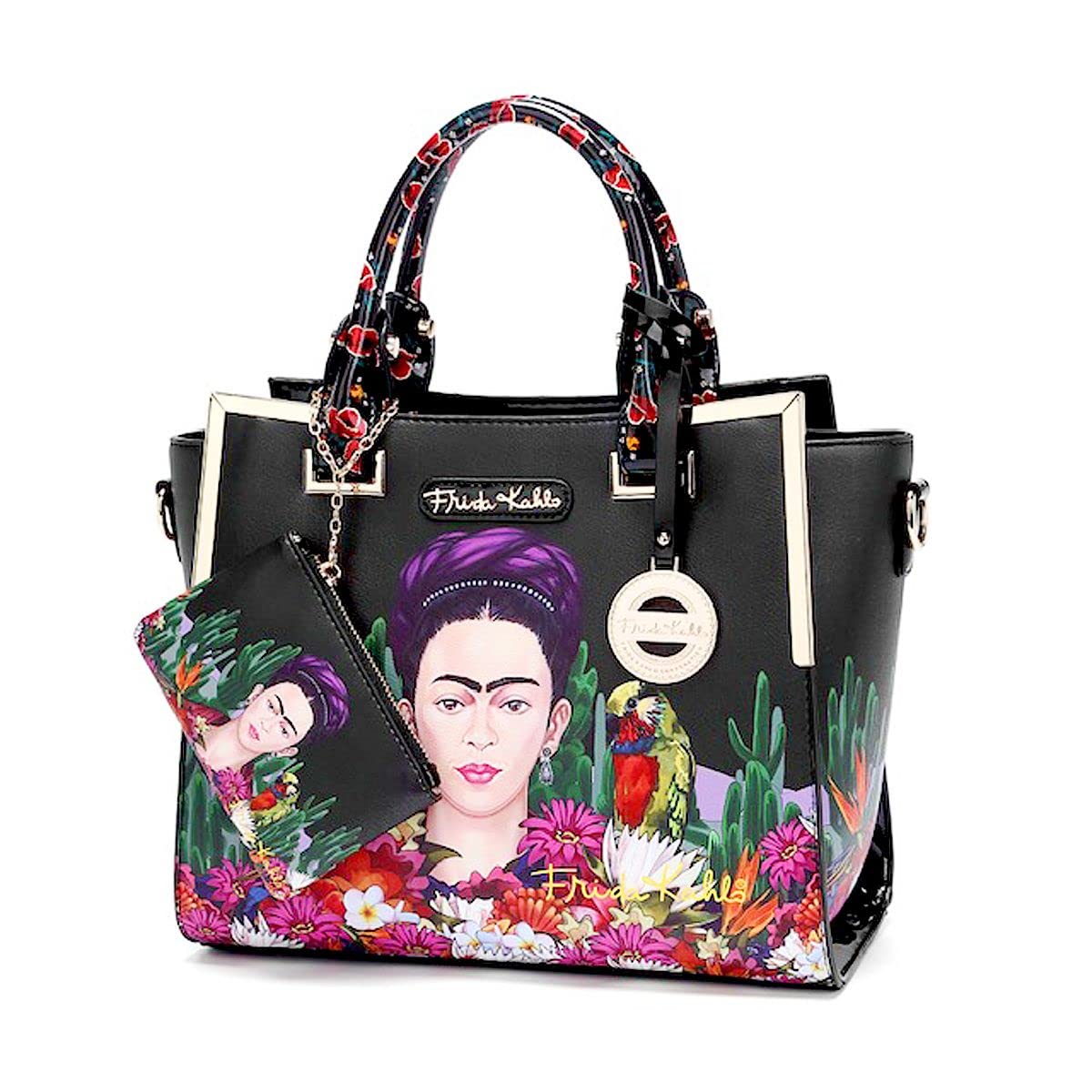Frida Cactus Collection Stachel Bag - Black